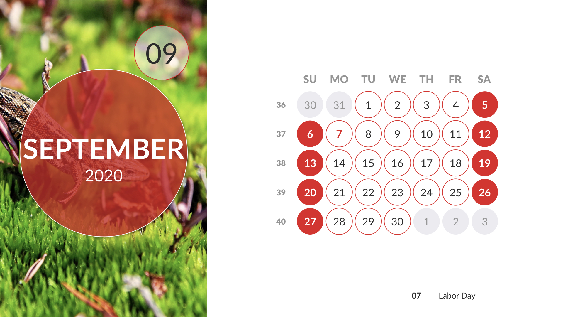 Calendar 2020 Keynote Presentation Template, Presentation Templates
