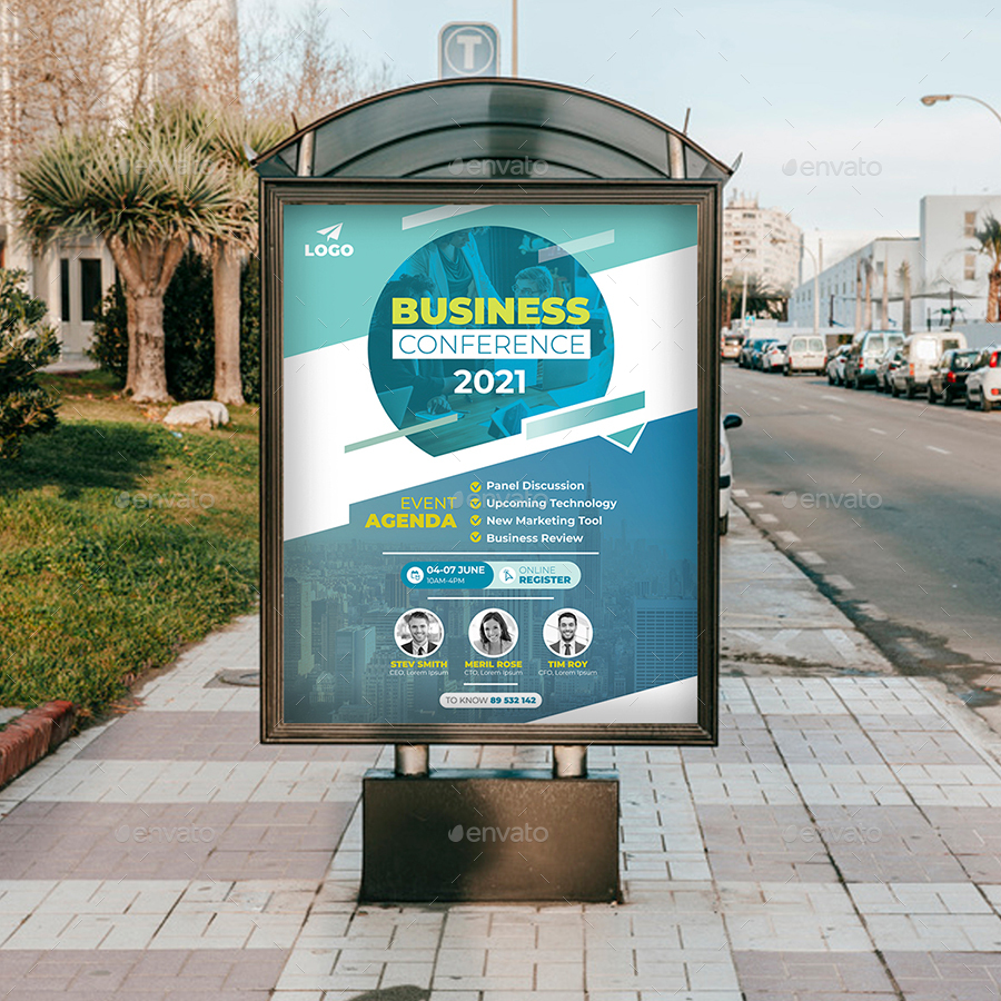 Conference Poster, Print Templates | GraphicRiver