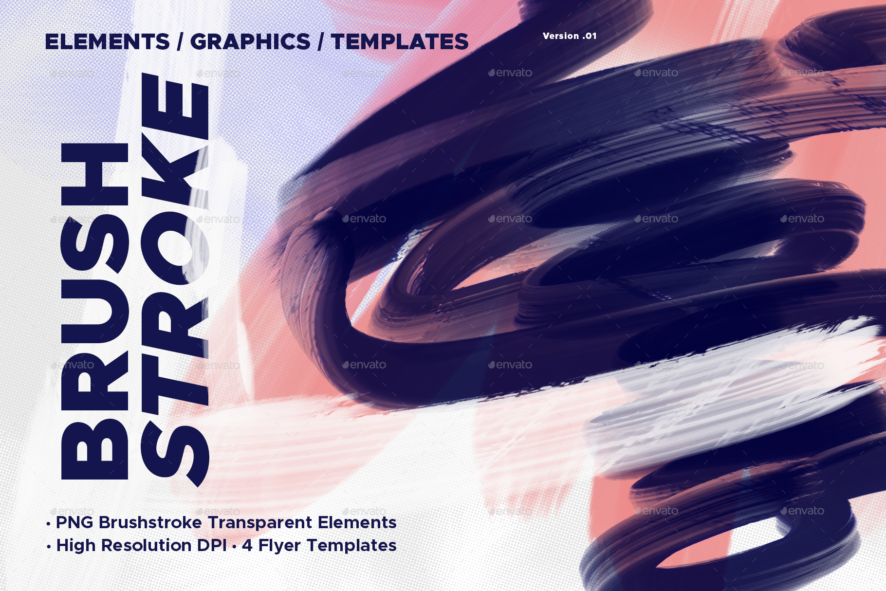 Brushstroke Graphic Element Template, Graphics | GraphicRiver