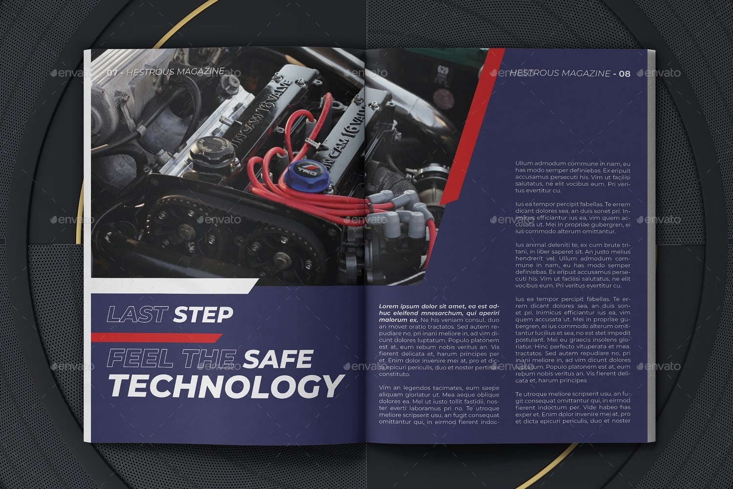 Hestrous Automotive Magazine Template, Print Templates | GraphicRiver
