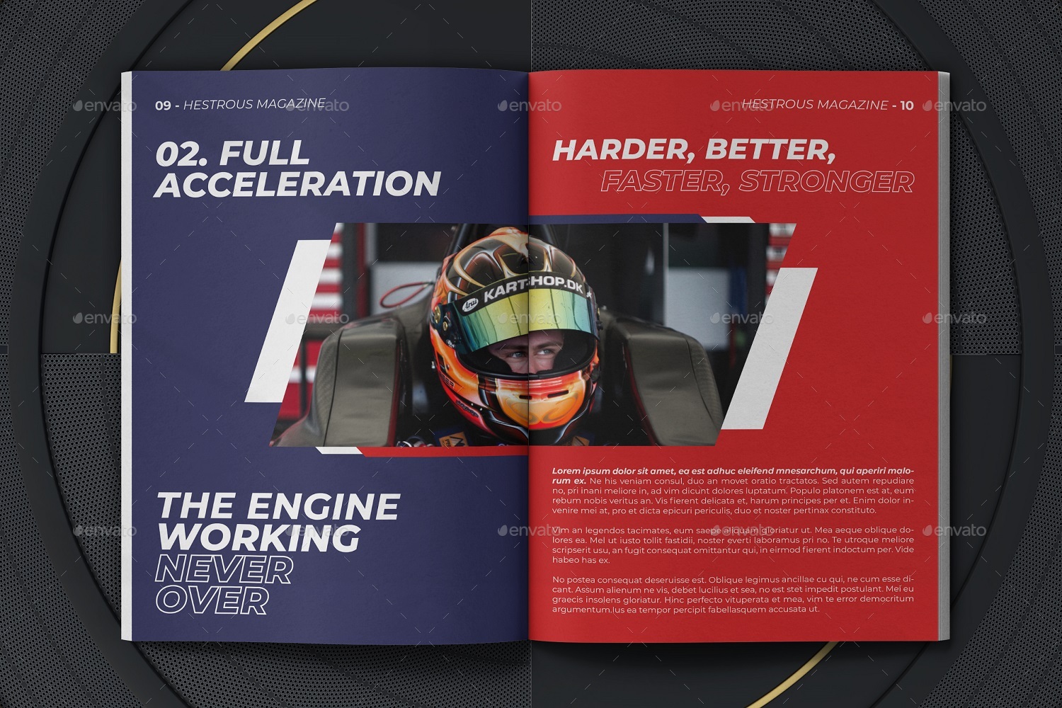 Hestrous Automotive Magazine Template, Print Templates | GraphicRiver