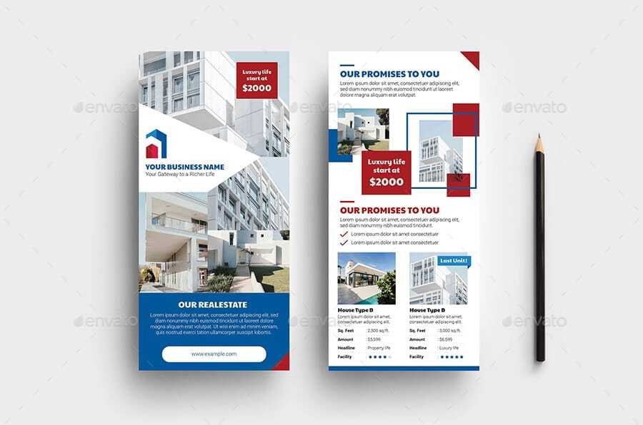 Real Estate DL Rack Card, Print Templates | GraphicRiver