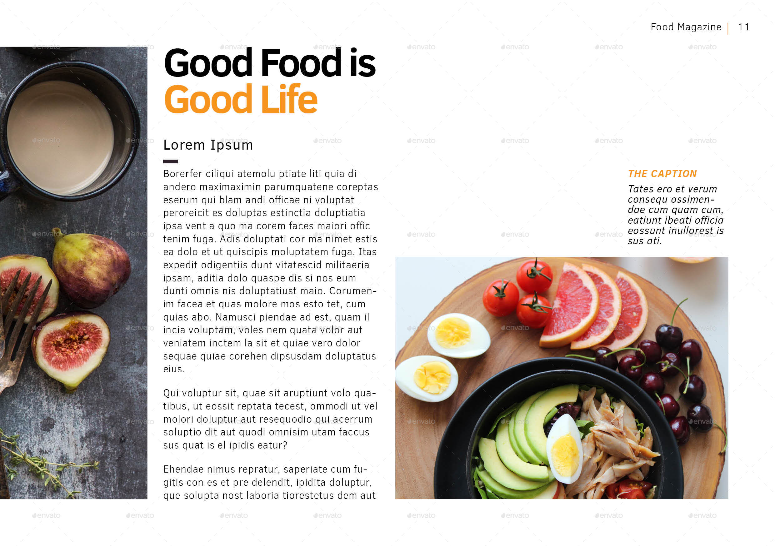 Food Magazine, Print Templates | GraphicRiver