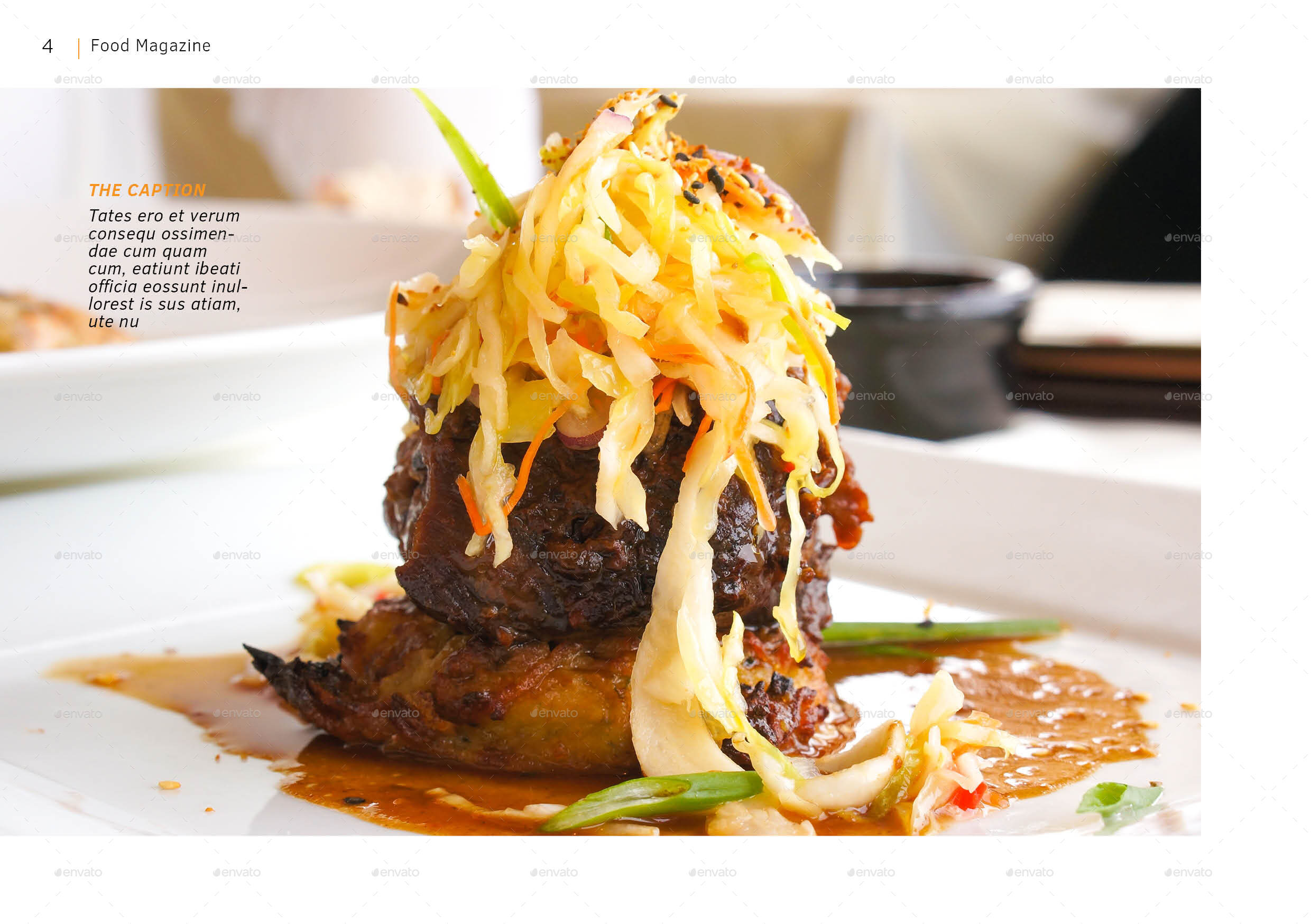 Food Magazine, Print Templates | GraphicRiver