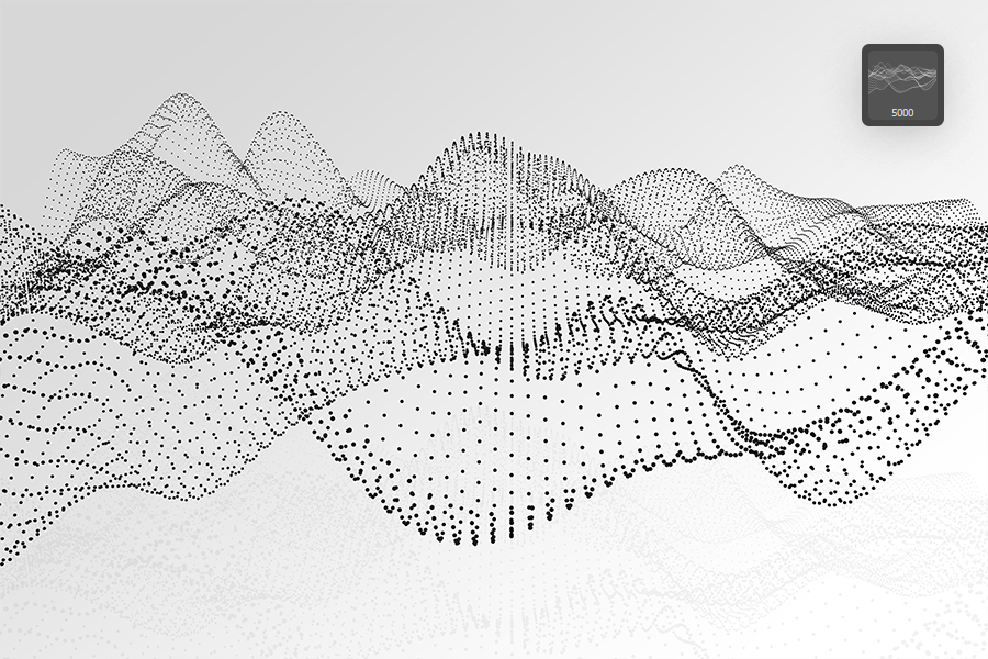 Digital Wave Particles Photoshop Brushes, Add-ons | GraphicRiver