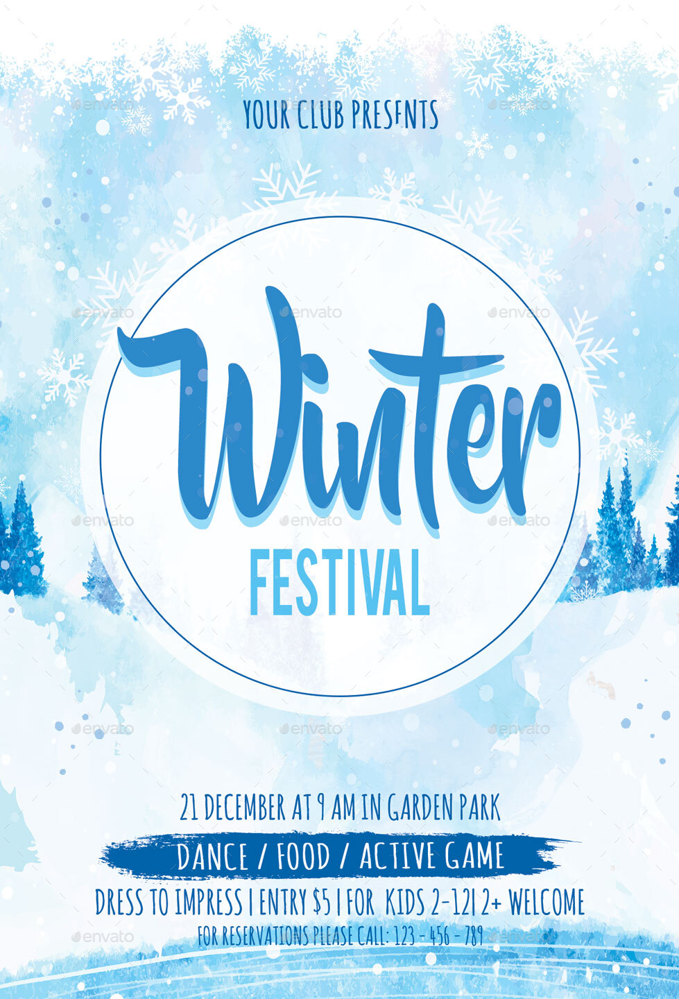 Winter, Print Templates | GraphicRiver