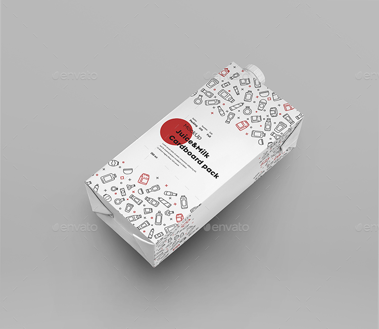 4 Mockups Tetra Pack with Cap, Graphics | GraphicRiver