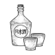 Japanese Sake Rice Wine Sketch Engraving Vector, Vectors | GraphicRiver