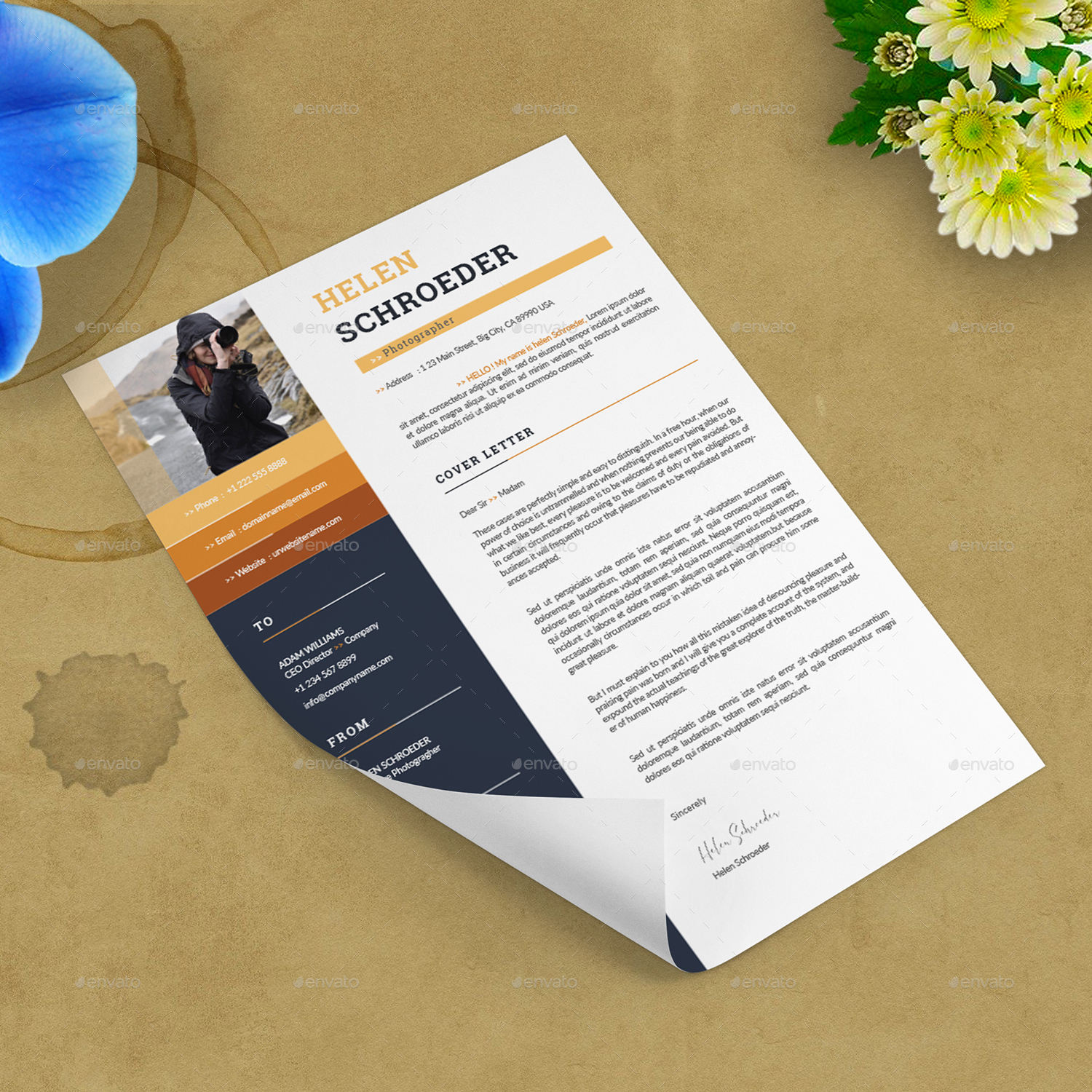 Resume/CV, Print Templates | GraphicRiver