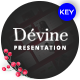 Devine Floral Ornament Keynote Template, Presentation Templates ...