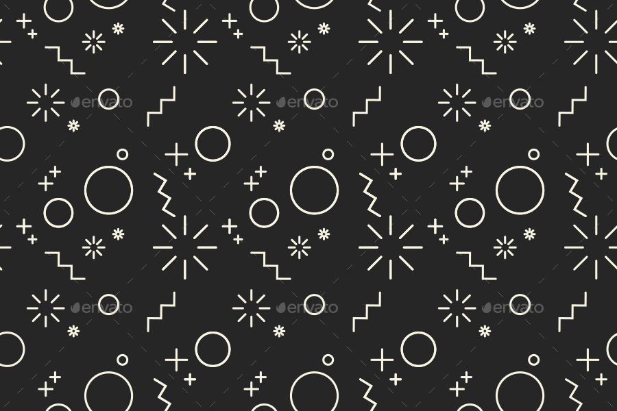 Unita - Linear Geometric Shapes Seamless Patterns, Graphics | GraphicRiver