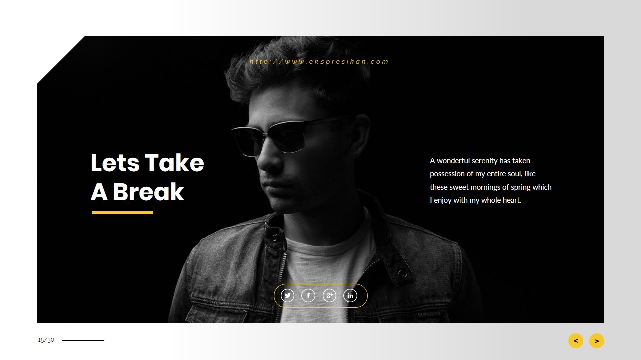 Ekspresikan – Creative Photography PowerPoint Template, Presentation ...