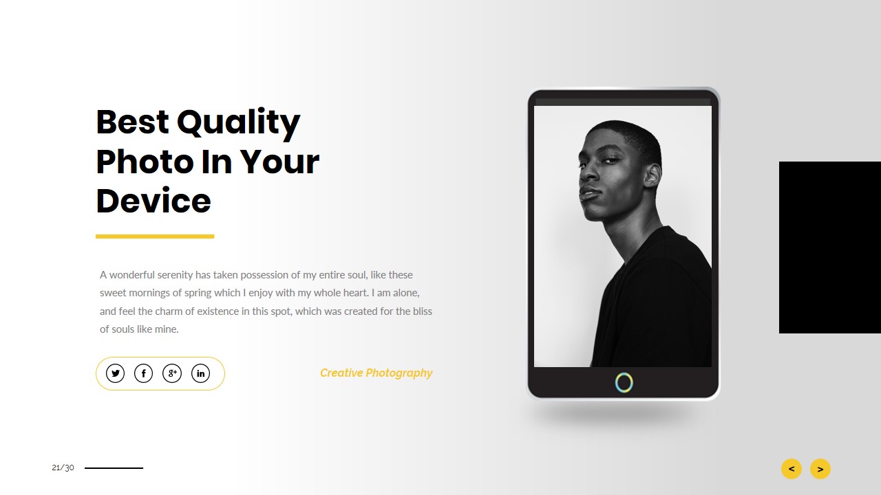 Ekspresikan – Creative Photography PowerPoint Template, Presentation ...