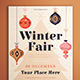 Winter Fair Flyer, Print Templates | GraphicRiver