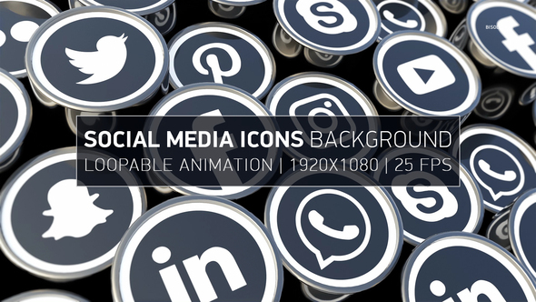 Social Media Loop Background, Motion Graphics | VideoHive