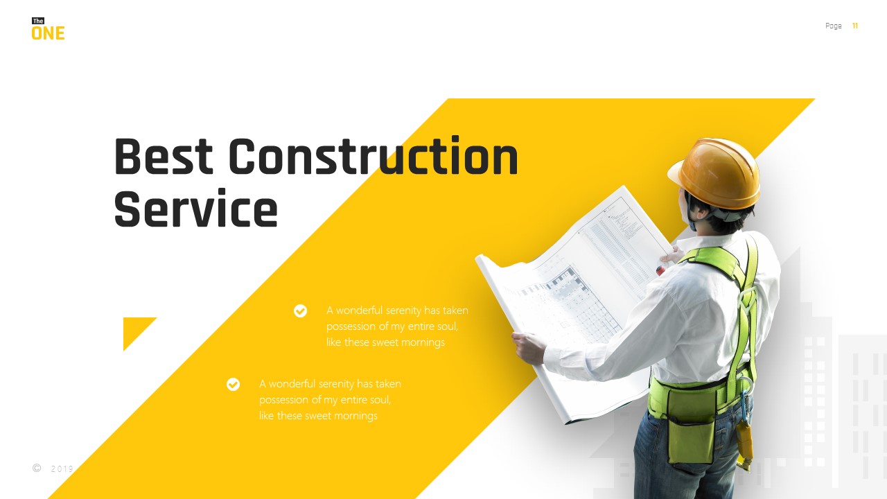 The One Creative Animated Construction PowerPoint Presentation Template ...