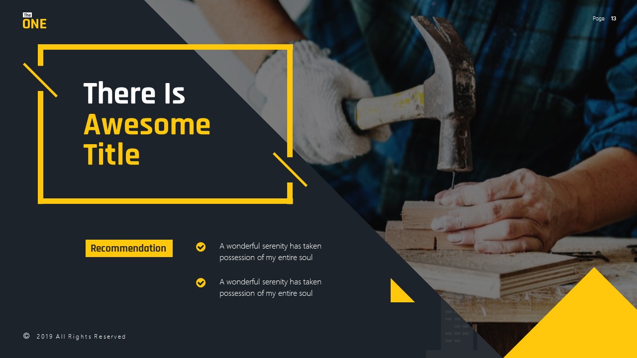 The One Creative Animated Construction PowerPoint Presentation Template ...