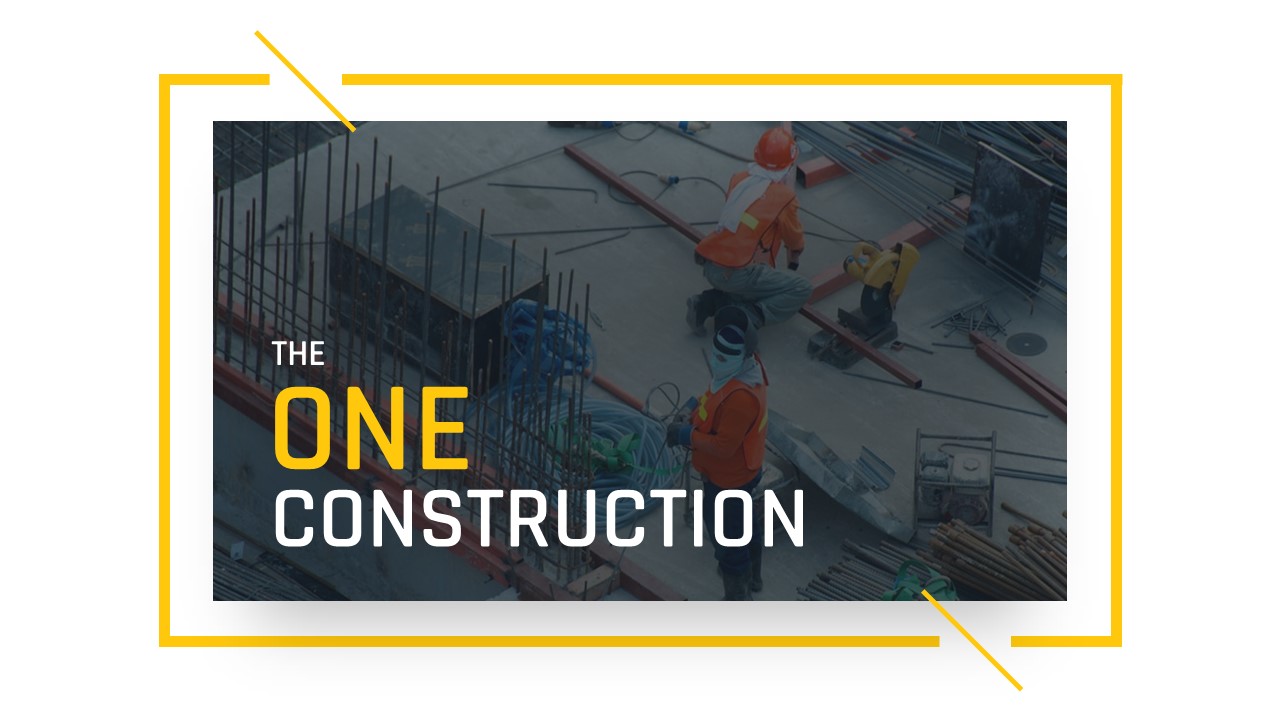 The One Creative Animated Construction PowerPoint Presentation Template ...