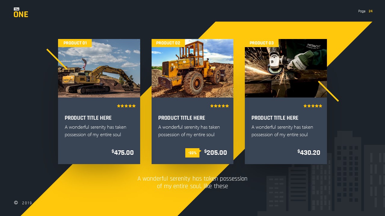 The One Creative Animated Construction PowerPoint Presentation Template ...