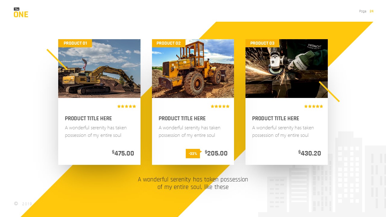 The One Creative Animated Construction PowerPoint Presentation Template ...