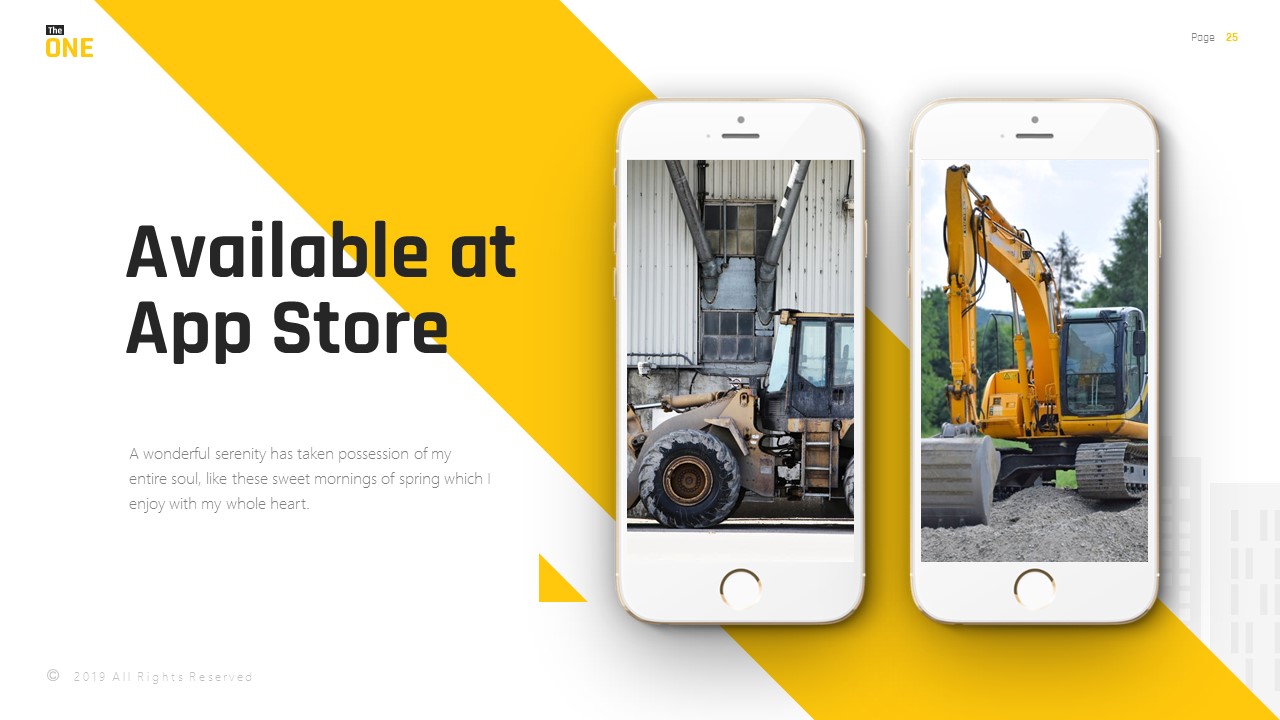 The One Creative Animated Construction PowerPoint Presentation Template ...