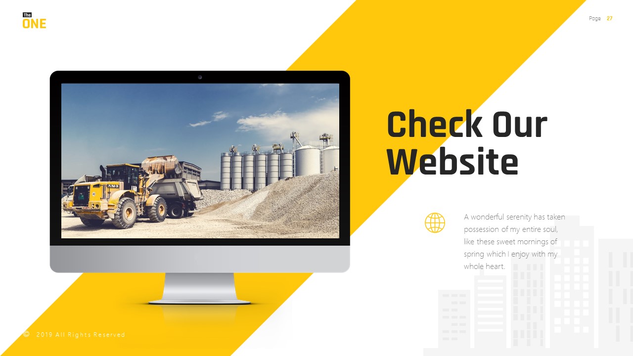 The One Creative Animated Construction PowerPoint Presentation Template ...