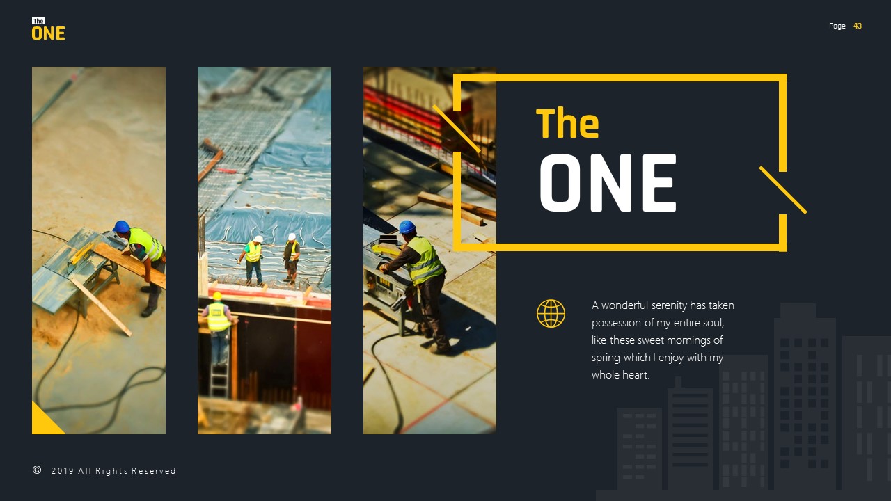 The One Creative Animated Construction PowerPoint Presentation Template ...