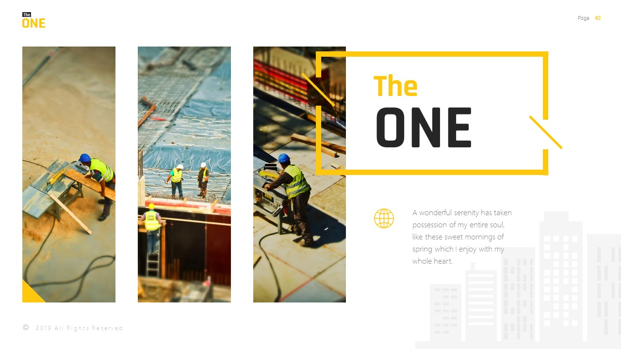 The One Creative Animated Construction PowerPoint Presentation Template ...