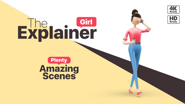 The Explainer Girl, After Effects Project Files | VideoHive
