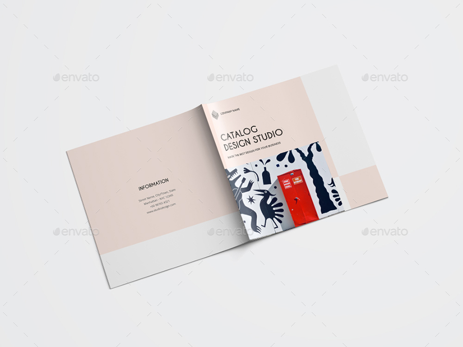 Square Catalog Brochure, Print Templates | GraphicRiver