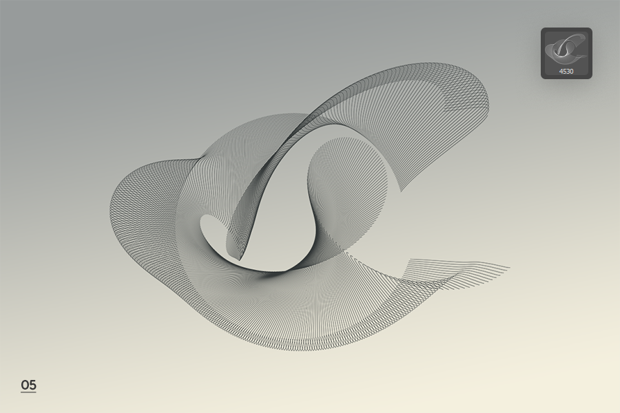 Wireframe Wavy Objects Photoshop Brushes, Add-ons | GraphicRiver