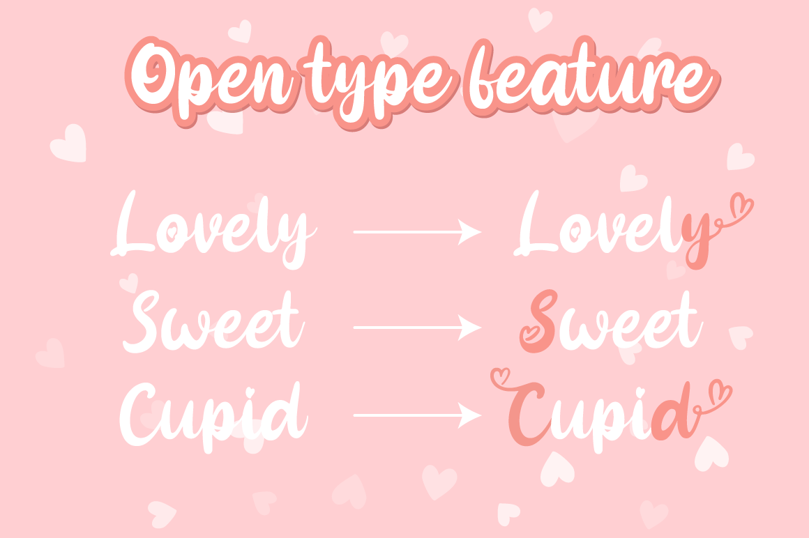 Pinky Cupid, Fonts | GraphicRiver