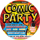 Comic Party Flyer, Print Templates | GraphicRiver