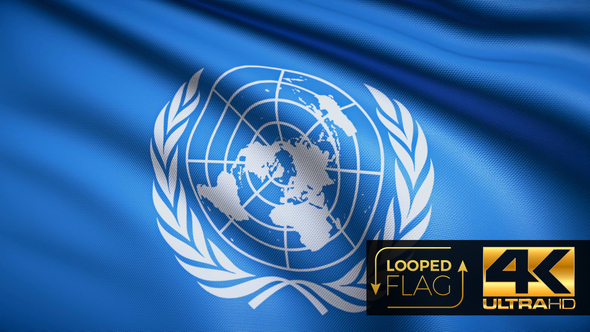 United Nations Flag 4K, Motion Graphics | VideoHive