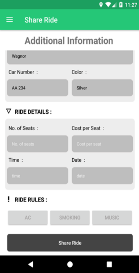 RideShare Car Pooling App by CodingDemons | CodeCanyon