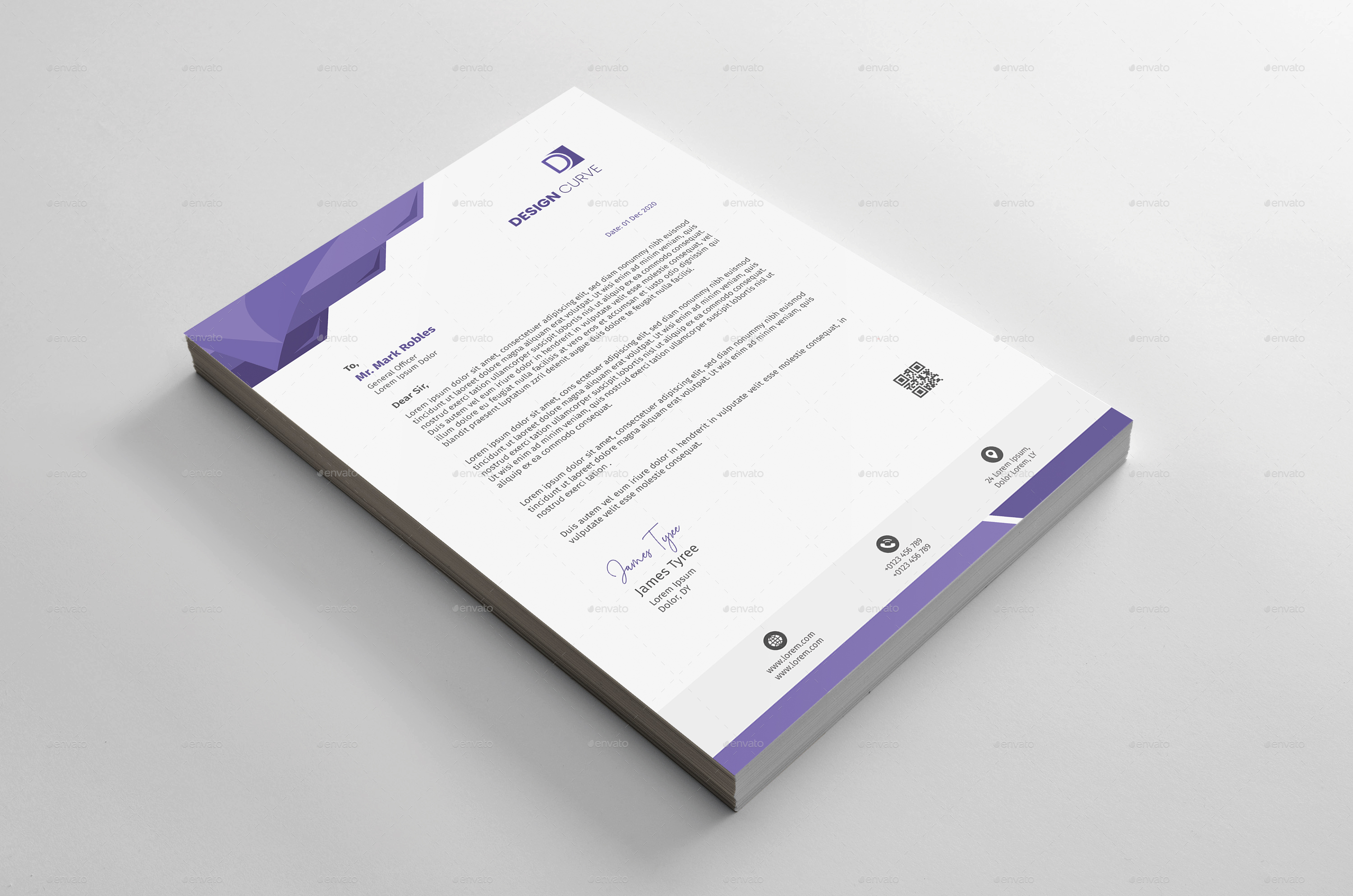 Letterhead Template, Print Templates | GraphicRiver