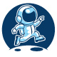 Astronaut Space Jump Logo, Logo Templates | GraphicRiver