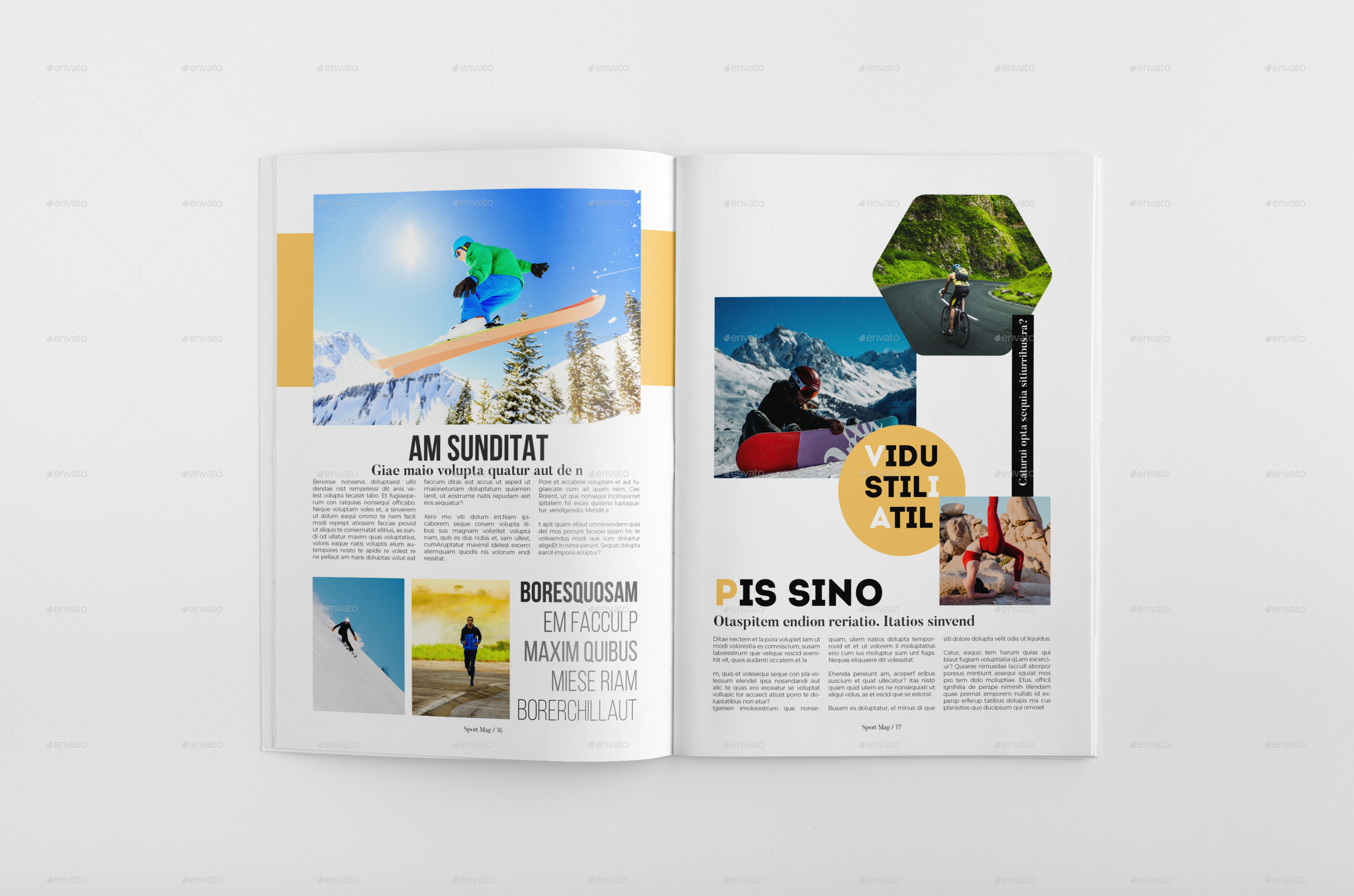 Magazine Template, Print Templates | GraphicRiver
