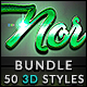 50 3D Text Effects - Bundle Vol. 05 by infoptava | GraphicRiver