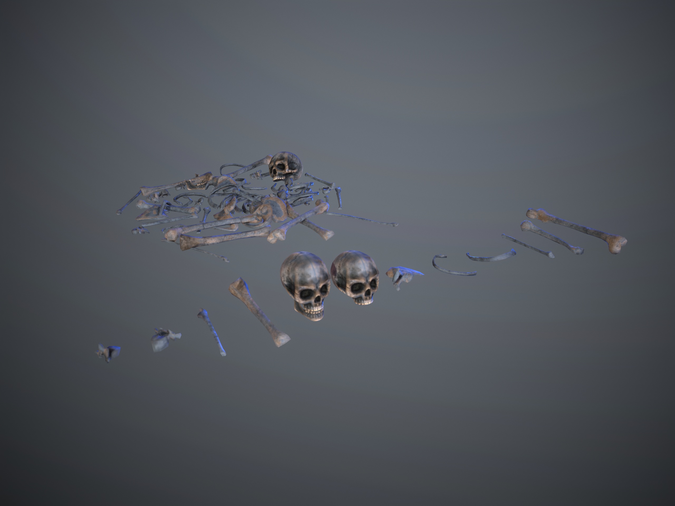 Skulls1 Alien Bones by Nokersoek | 3DOcean