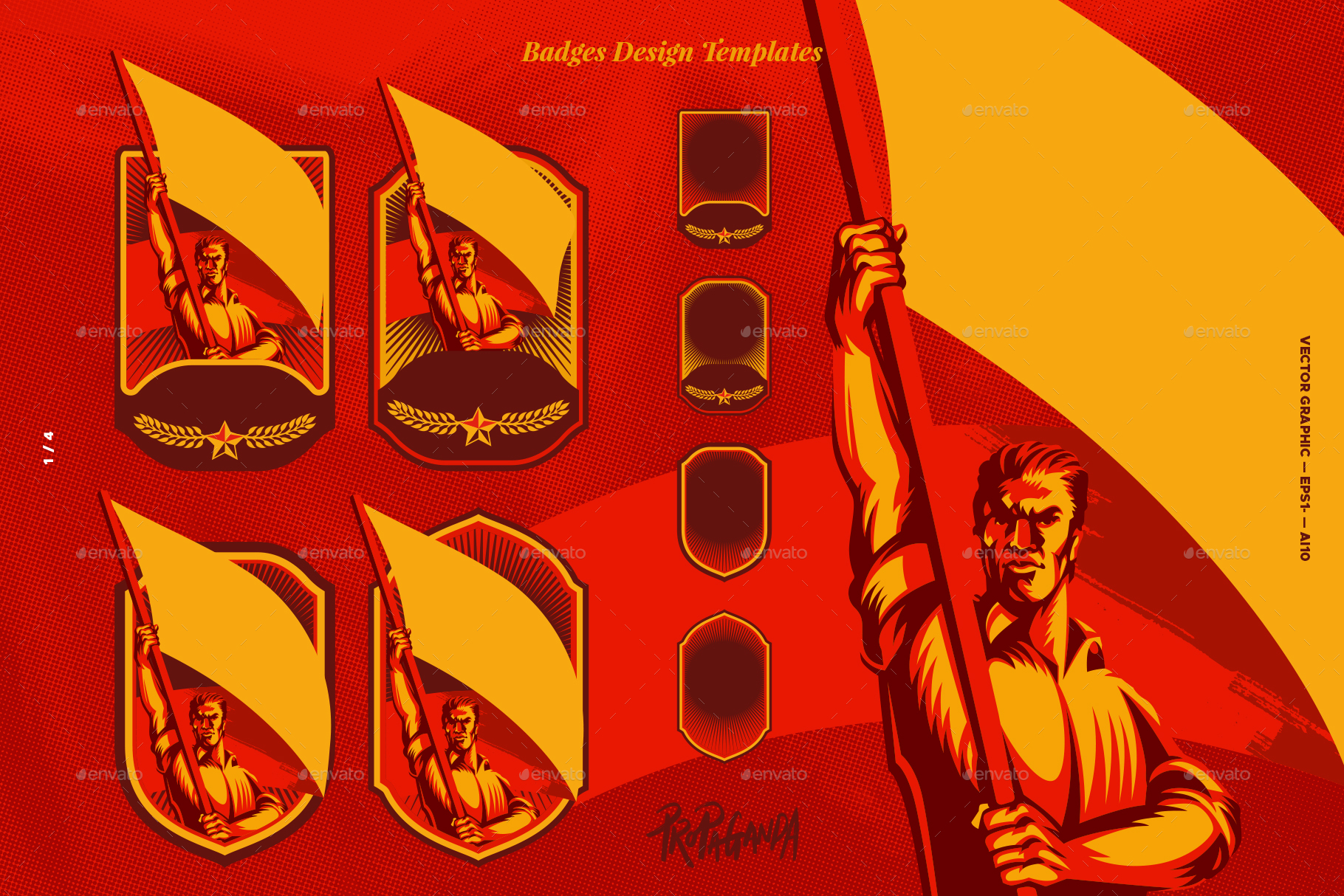 Liberation Raising The Flag, Vectors | GraphicRiver