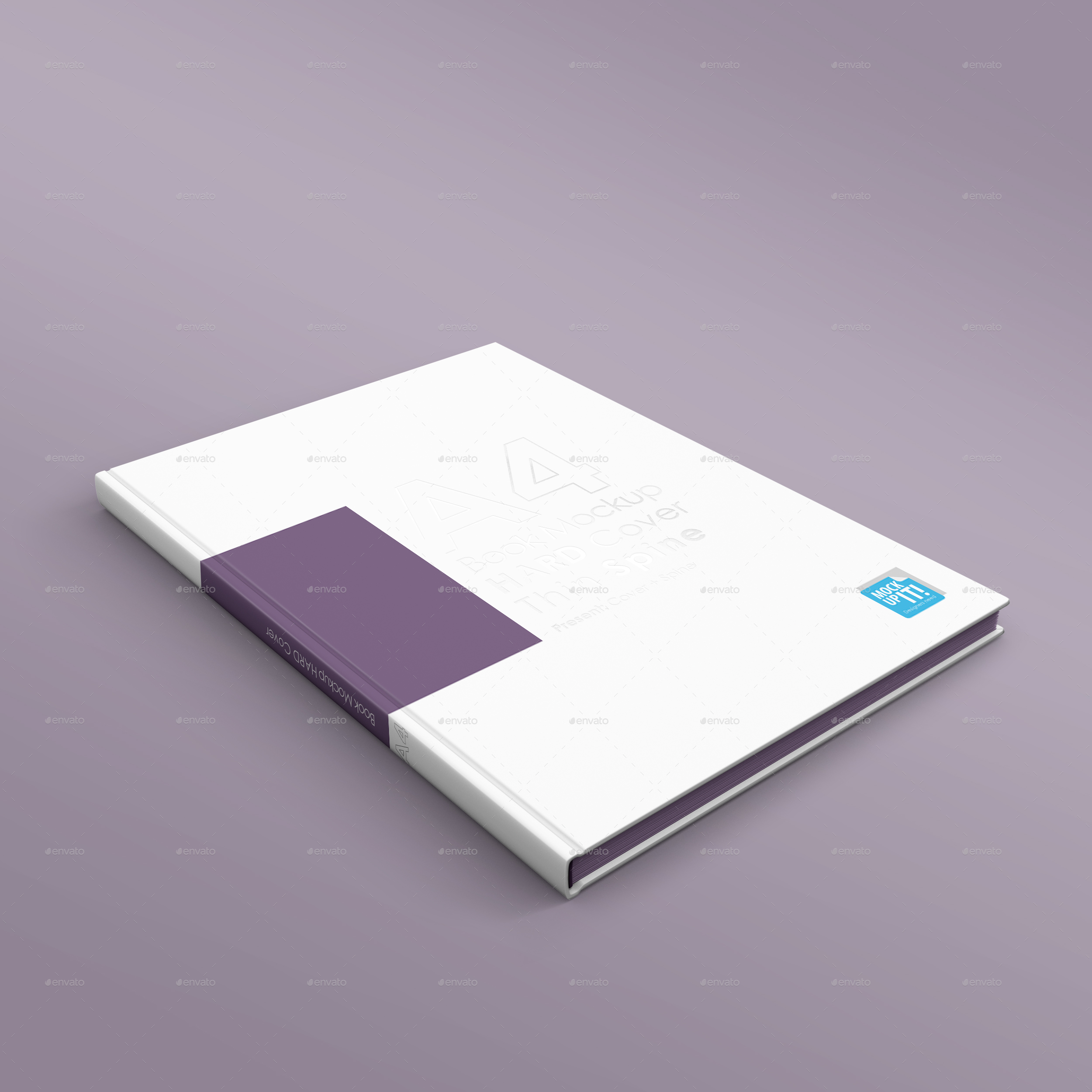 A4 Book Mockup, Graphics | GraphicRiver
