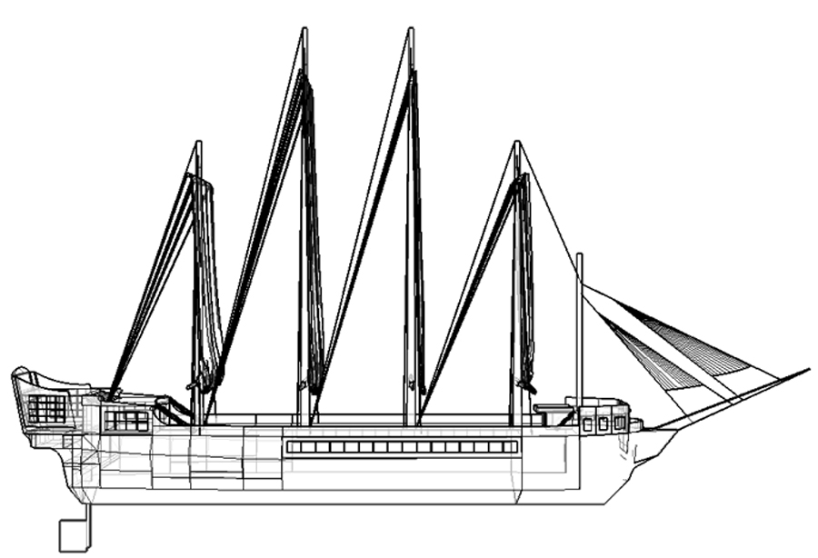 Ship of Shadow 3D Modeling by RegalDRAW | 3DOcean