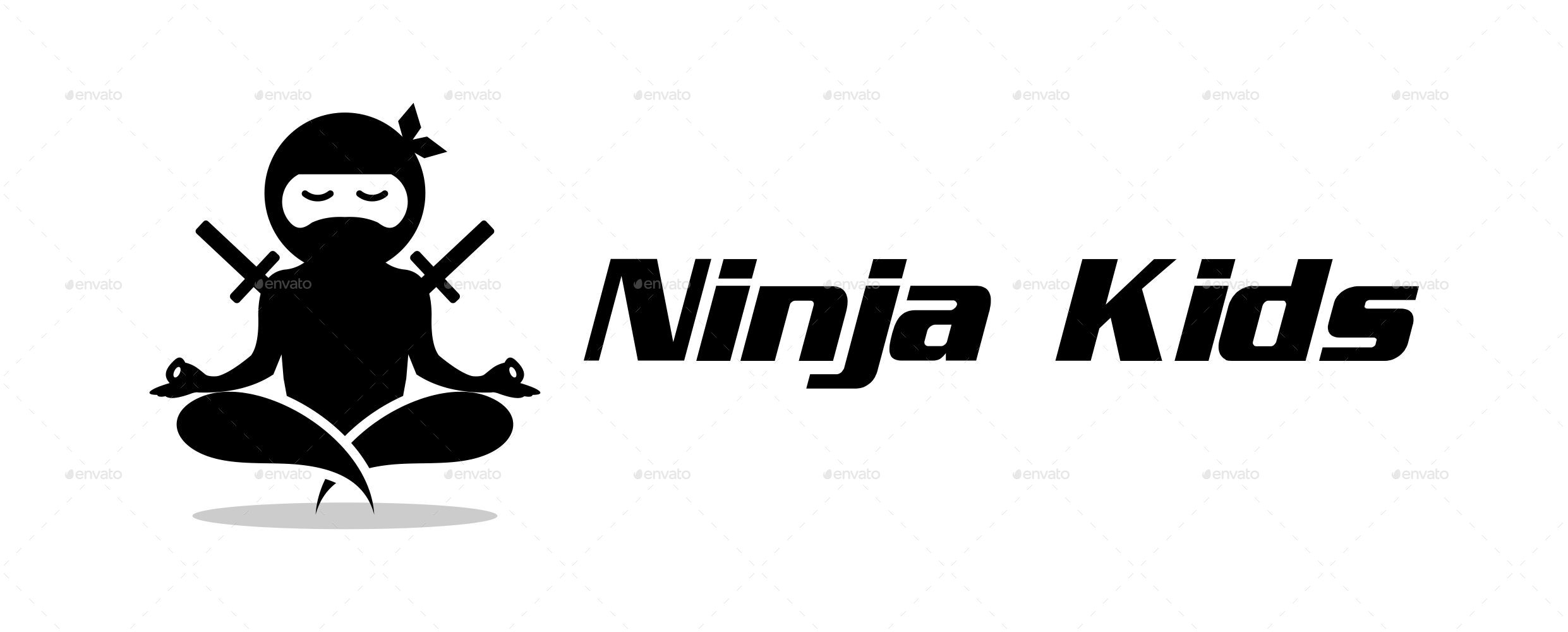 Ninja Kids Logo, Logo Templates | GraphicRiver