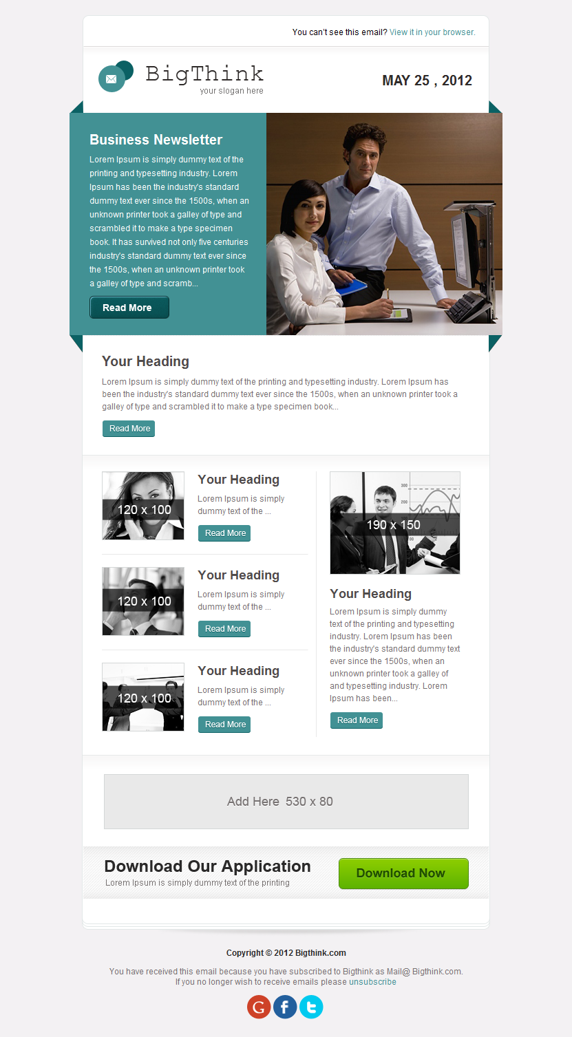 BigThink E-mail Template by williamdavidoff | ThemeForest