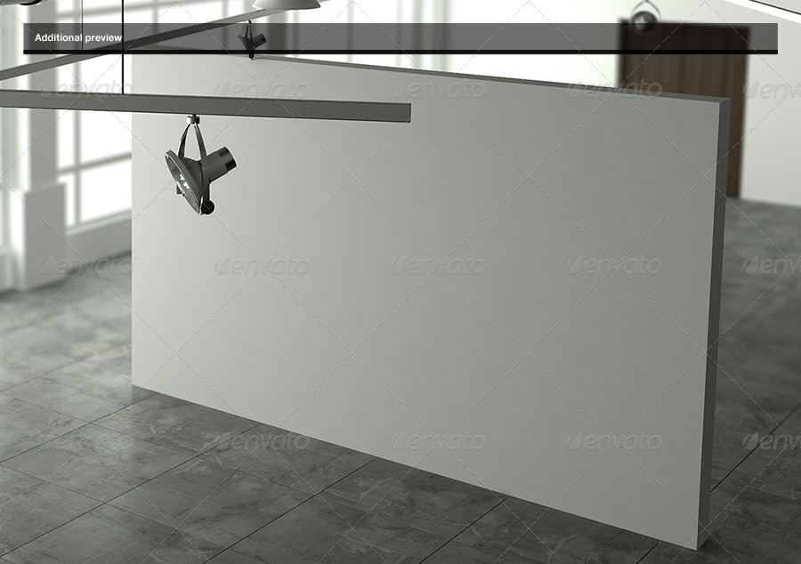 Gallery / Wall Graphic Mock-Up, Graphics | GraphicRiver