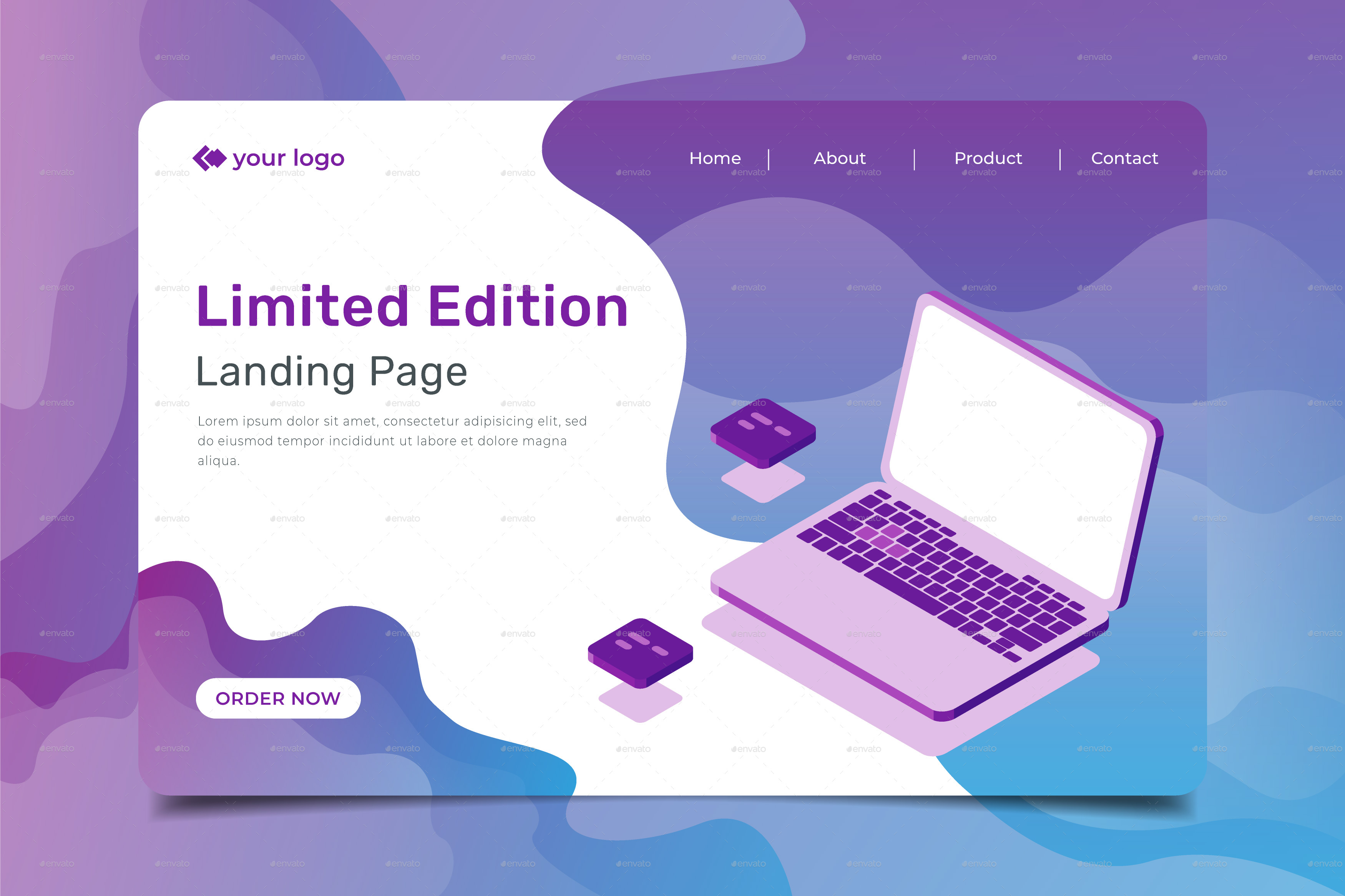 Landing Page Illustration Templates, Vectors | GraphicRiver