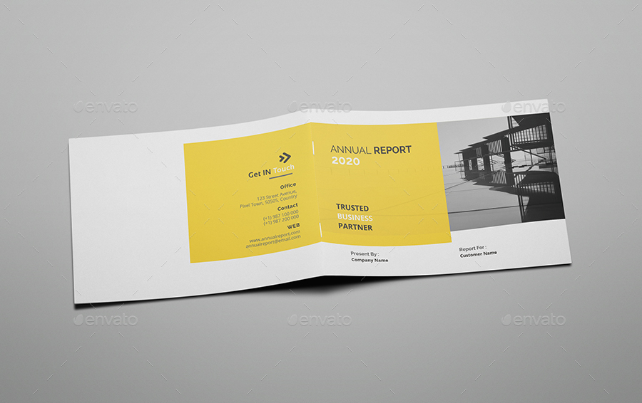 A5 Annual Report, Print Templates | GraphicRiver