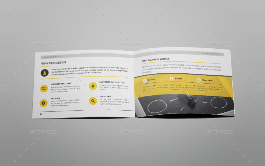 A5 Annual Report, Print Templates | GraphicRiver