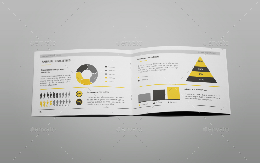 A5 Annual Report, Print Templates | GraphicRiver